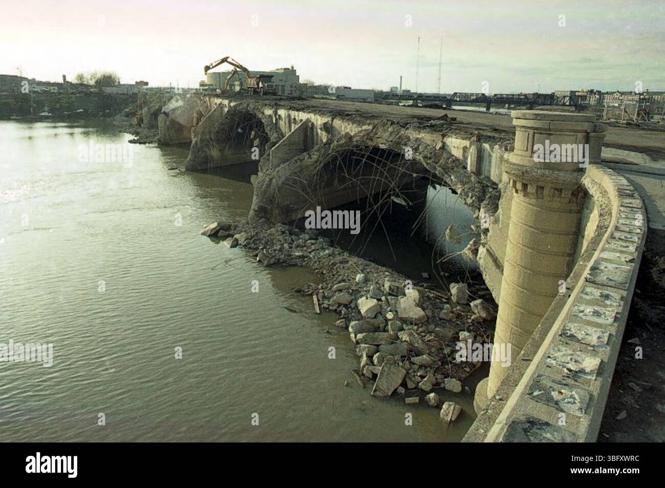 A continuation of the West Broad Street Bridge demolition process is ...