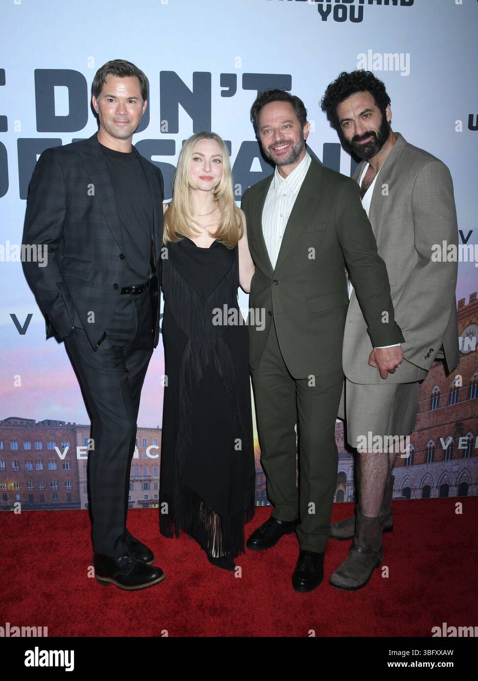 Andrew Rannells, Amanda Seyfried, Nick Kroll, Morgan Spector at ...