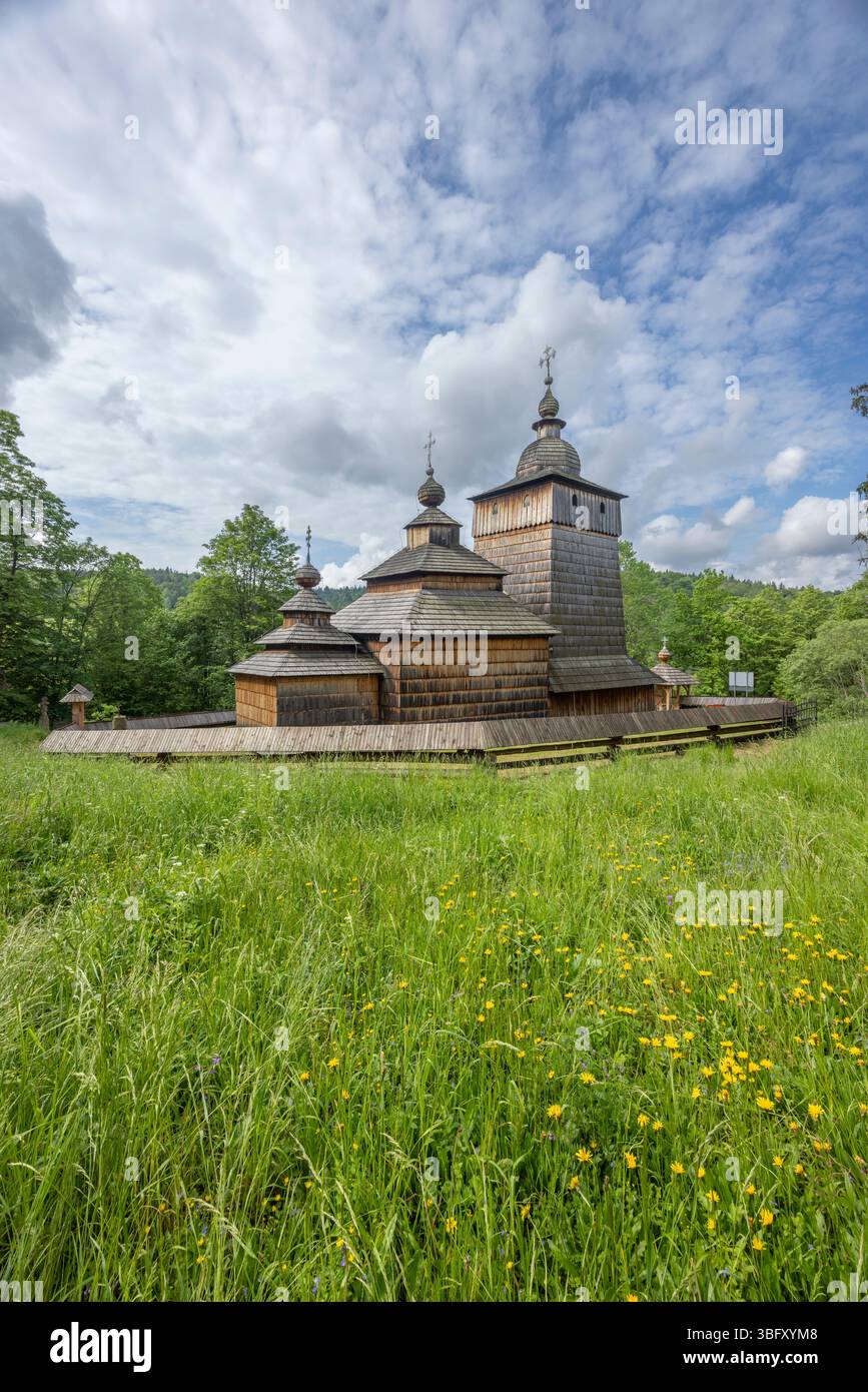 Saint Michael Archangel's Church in Sekowa, Poland, is a UNESCO listed ...