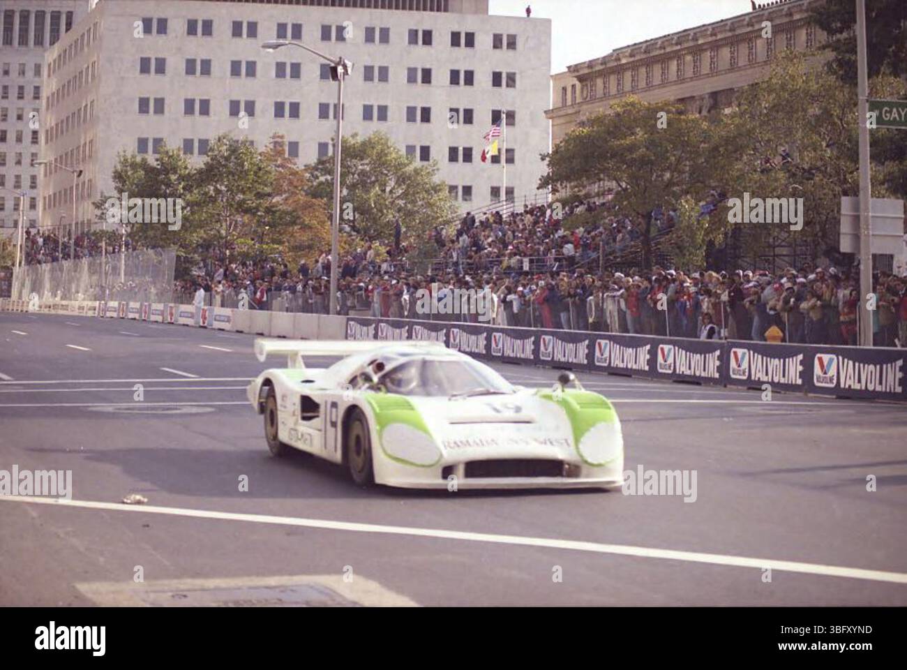 Photographs from the 1985 Columbus Ford Dealers 500 showcase the race ...