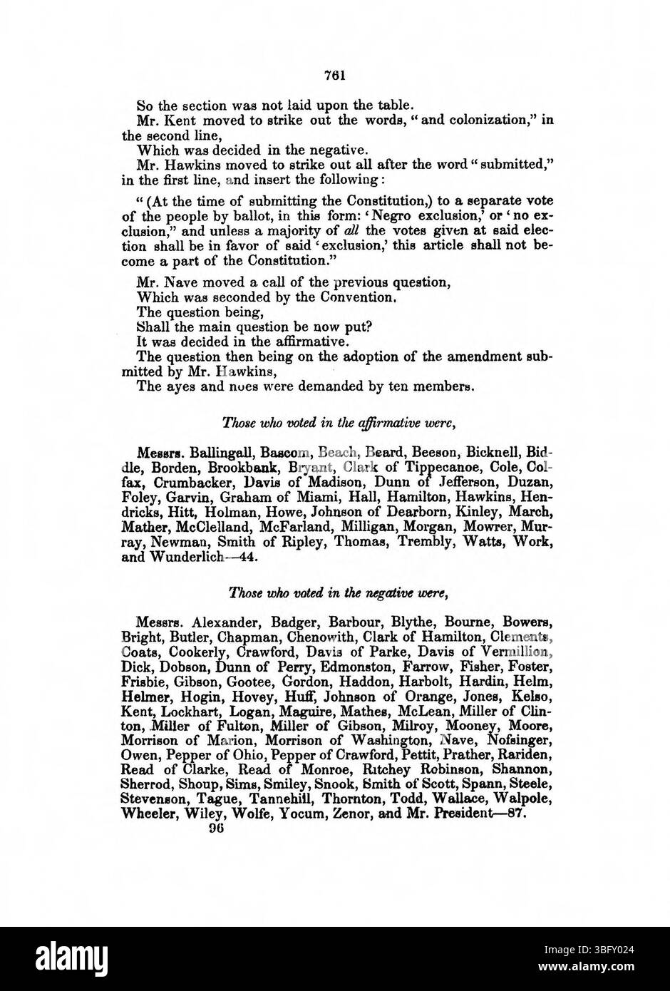 This page from the 1850 Journal continues to document the debates ...