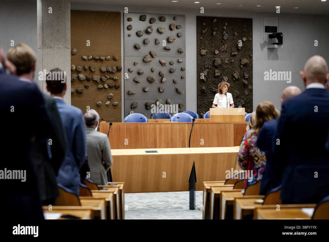 THE HAGUE - Minister Sophie Hermans (VVD) during the commemoration of ...