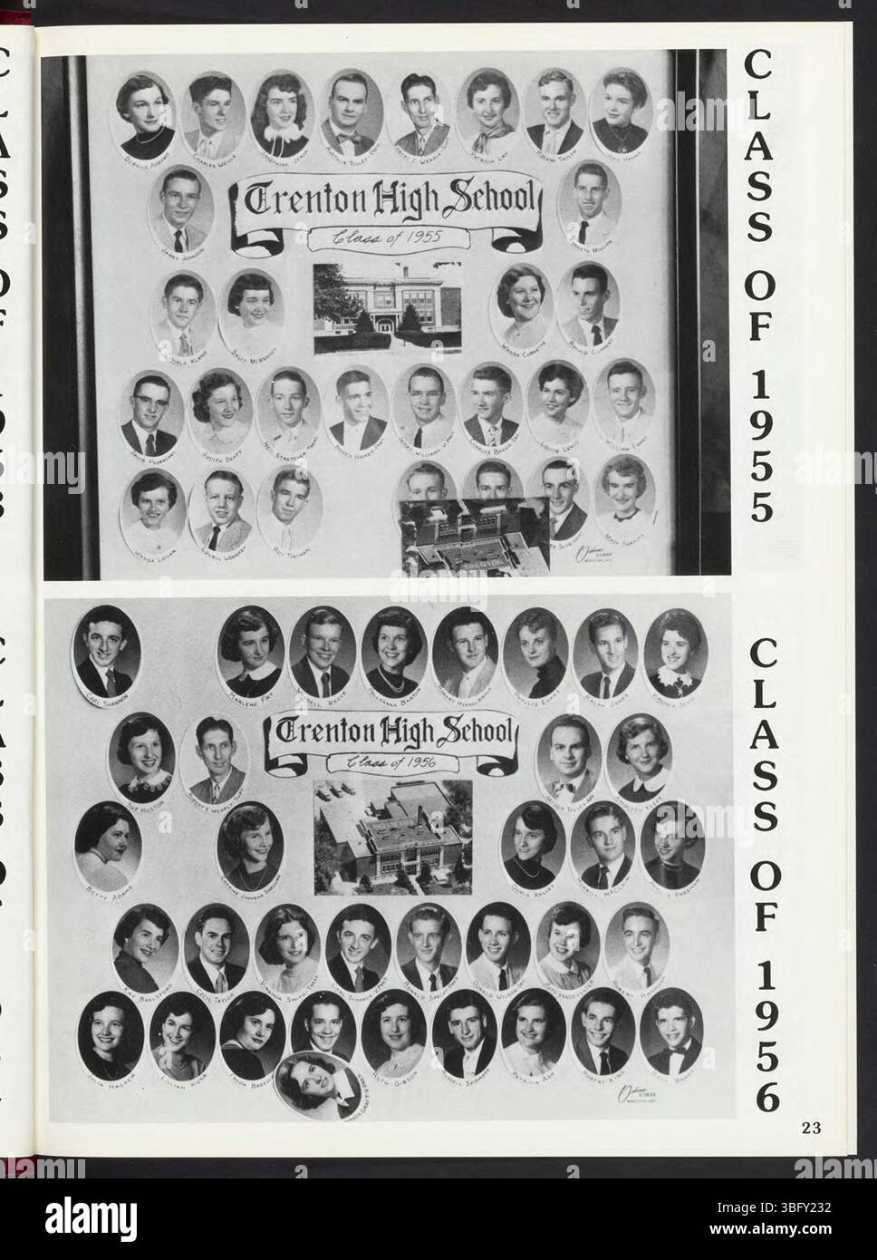 The 1989 Trenton High School reunion book includes alumni photographs ...