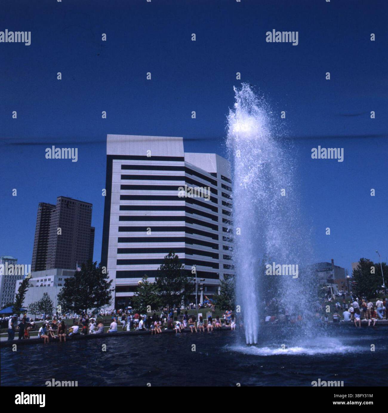 Circa 1984, images capture a Columbus street festival along the Scioto ...