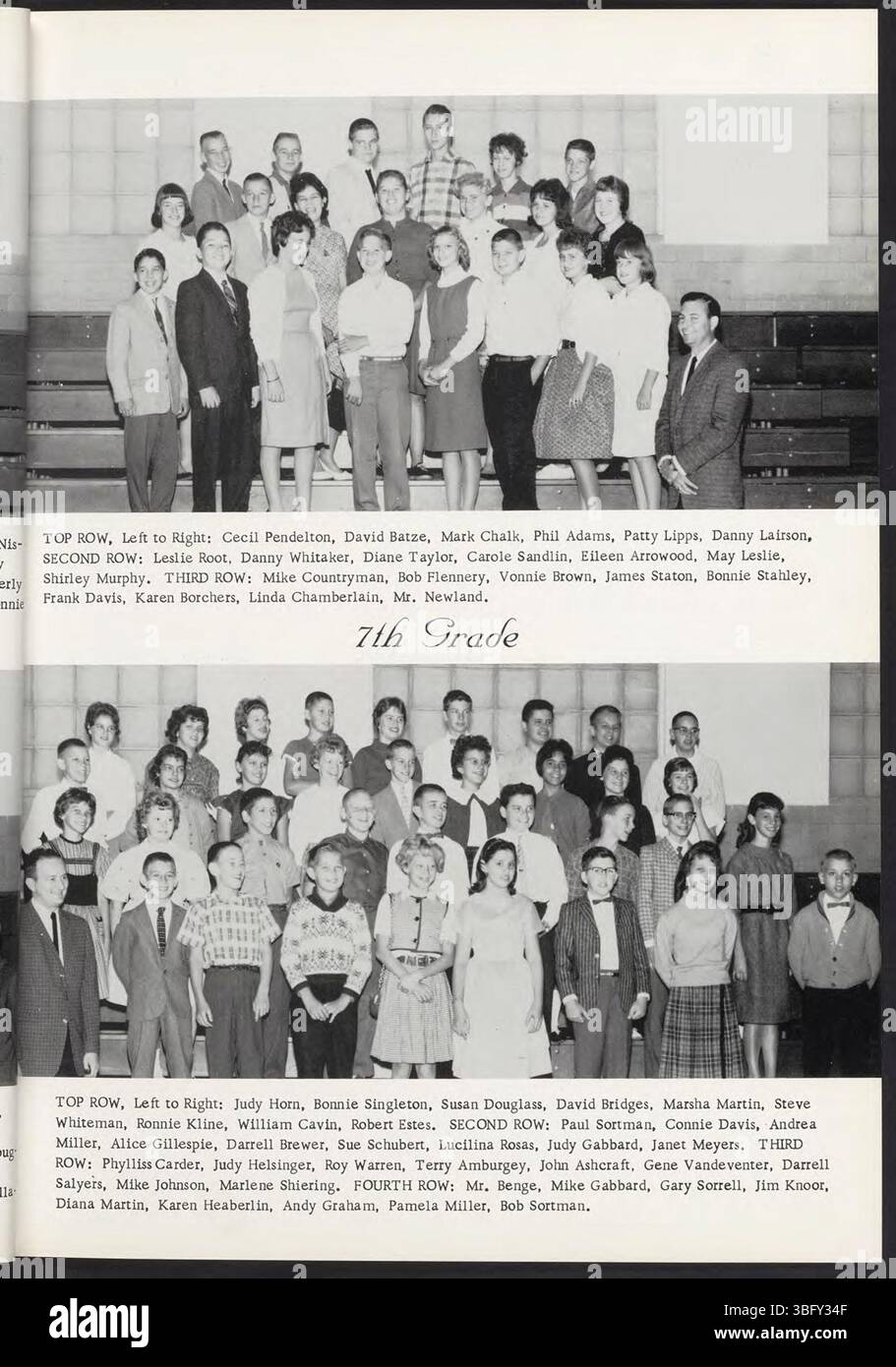 The 1962 Trenton High School yearbook, featuring student portraits ...