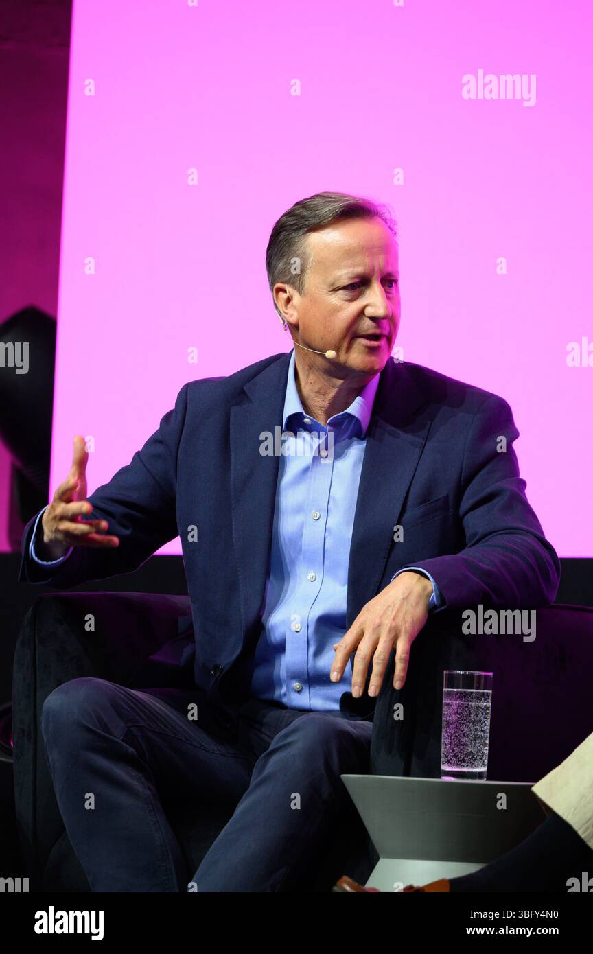 London, England, June 03, 2025. David Cameron, John Bell and Tom ...