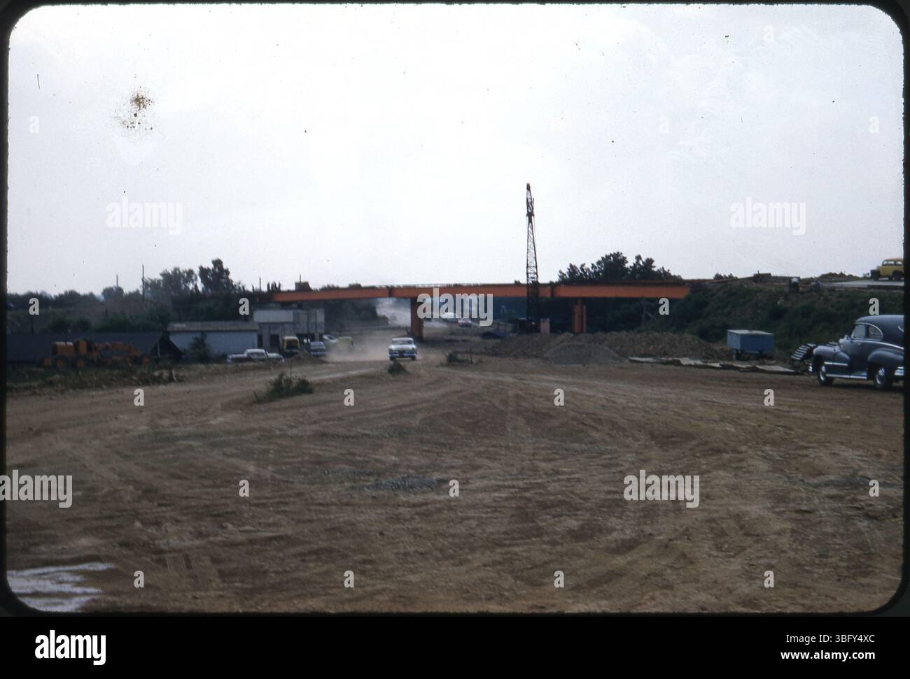 This view from the Chesapeake and Ohio Overpass shows the Mound ...