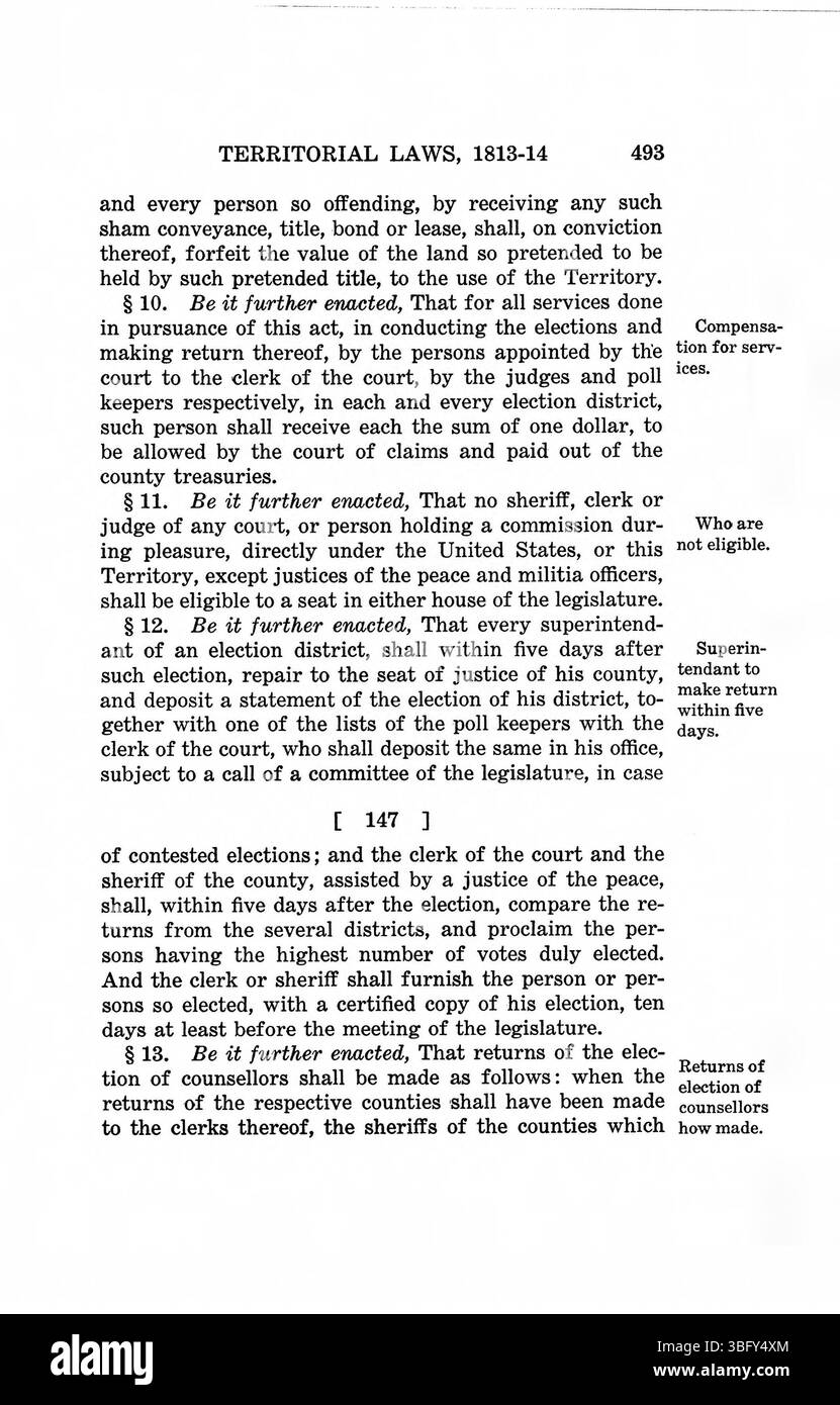 Page 507 of the *Laws of Indiana Territory* (1809-1816), documenting ...