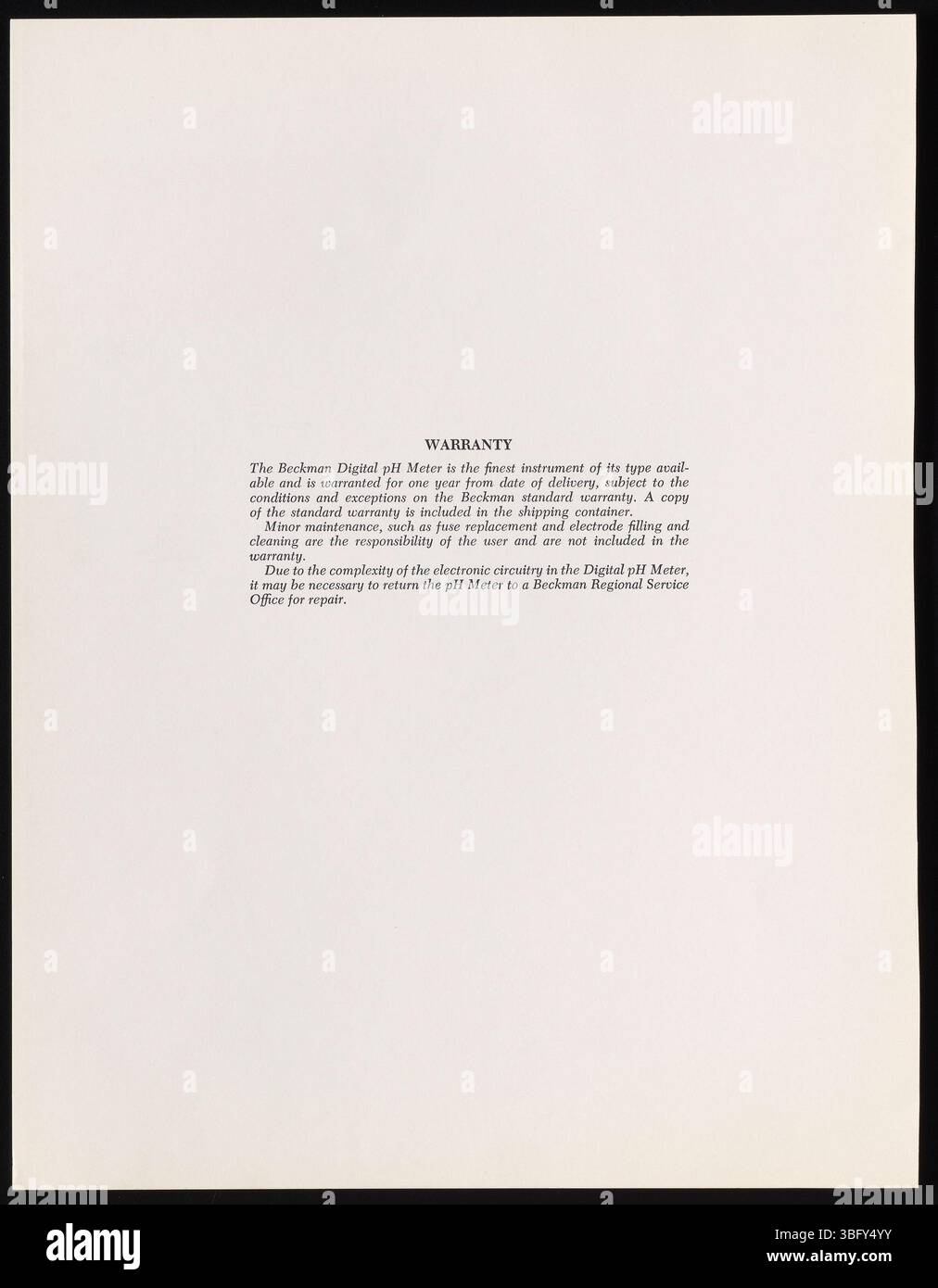 The Beckman Digital pH Meter, introduced in 1969, was a key advancement ...