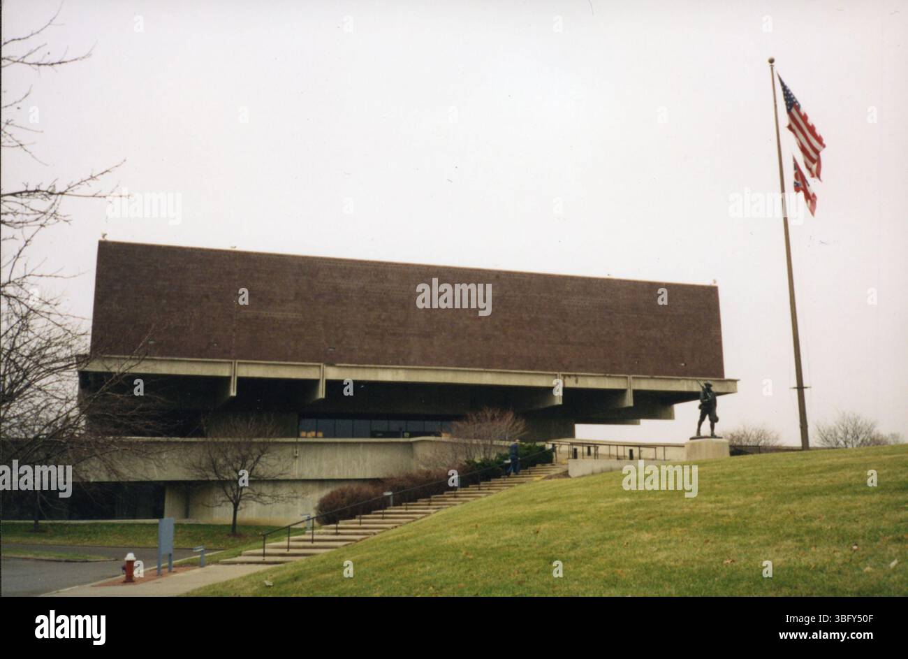 Photograph from January 3, 1997, of the Ohio Historical Center. Located ...