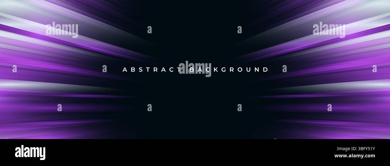 Black and purple wide modern abstract technology background with ...