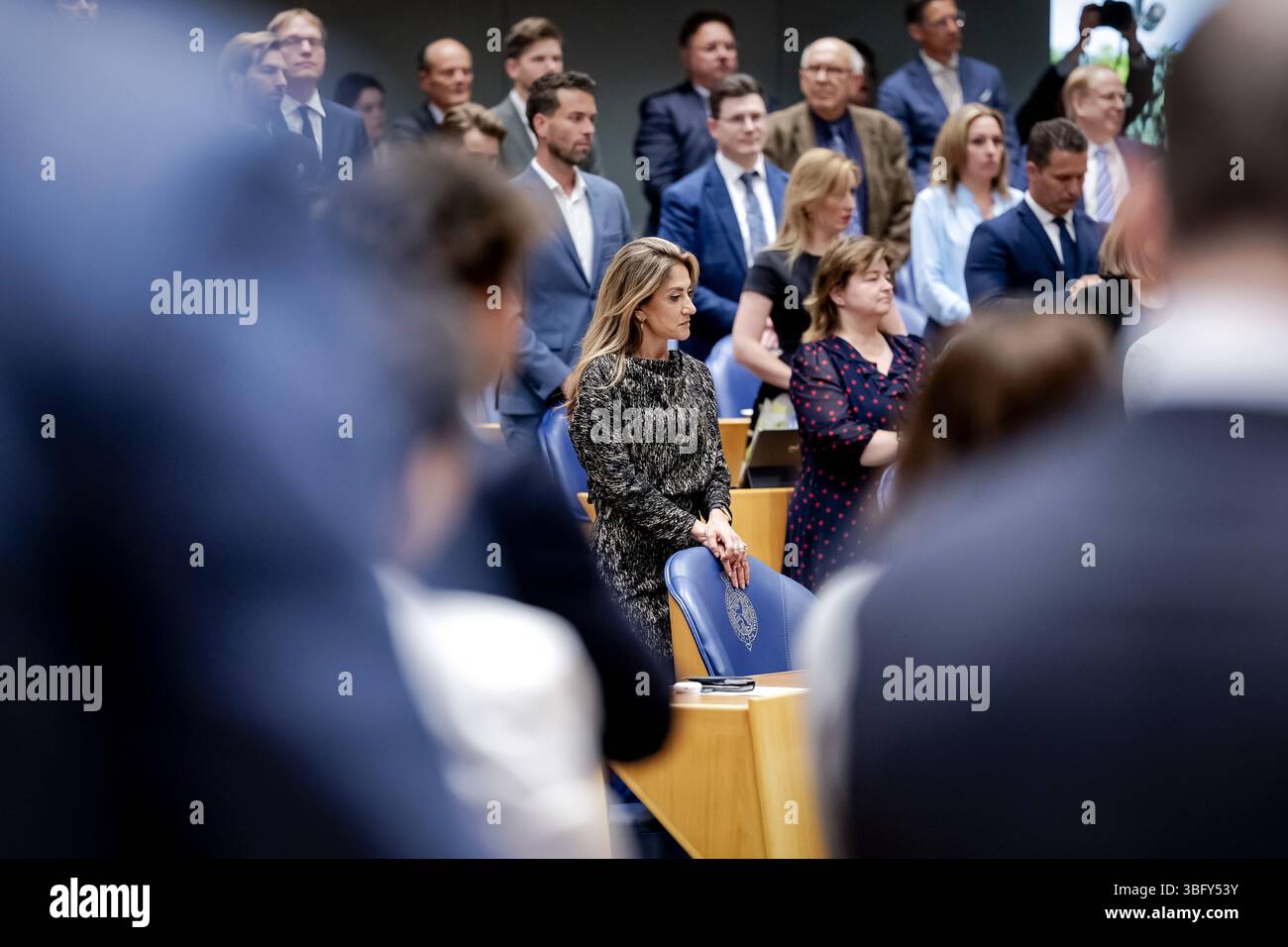 THE HAGUE - Dilan Yesilgoz (VVD) during the commemoration of Hans ...