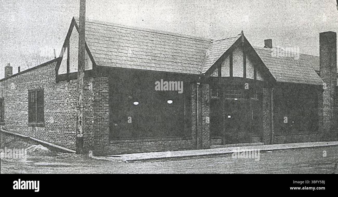 A photograph of the first Linden Branch Library of the Columbus ...