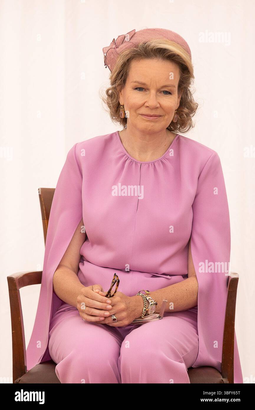 Waterloo, Belgium. 03rd June, 2025. Queen Mathilde of Belgium pictured ...