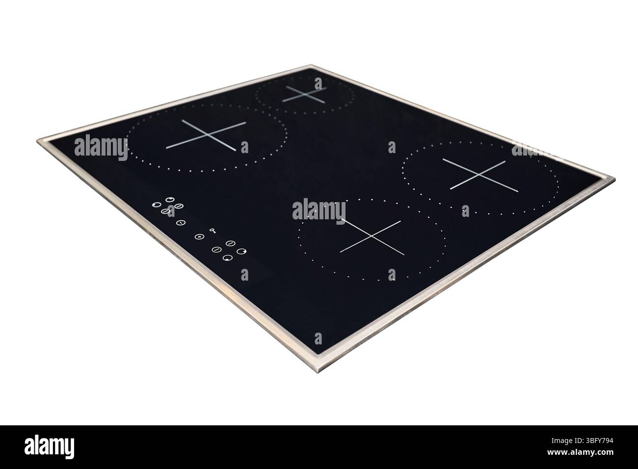 Built in induction cooker Cut Out Stock Images & Pictures - Alamy