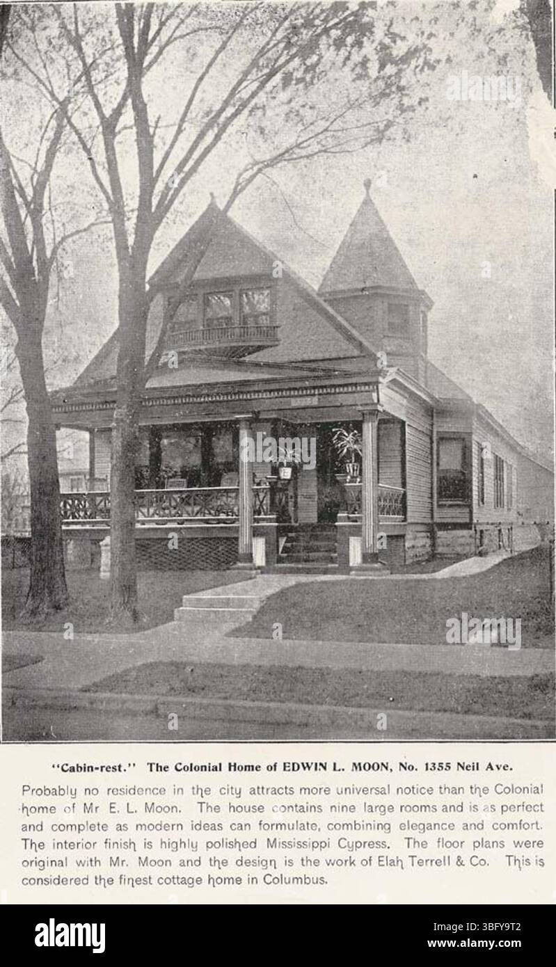 Built in 1897, the Edwin L. Moon Residence, also called “Cabin-rest ...
