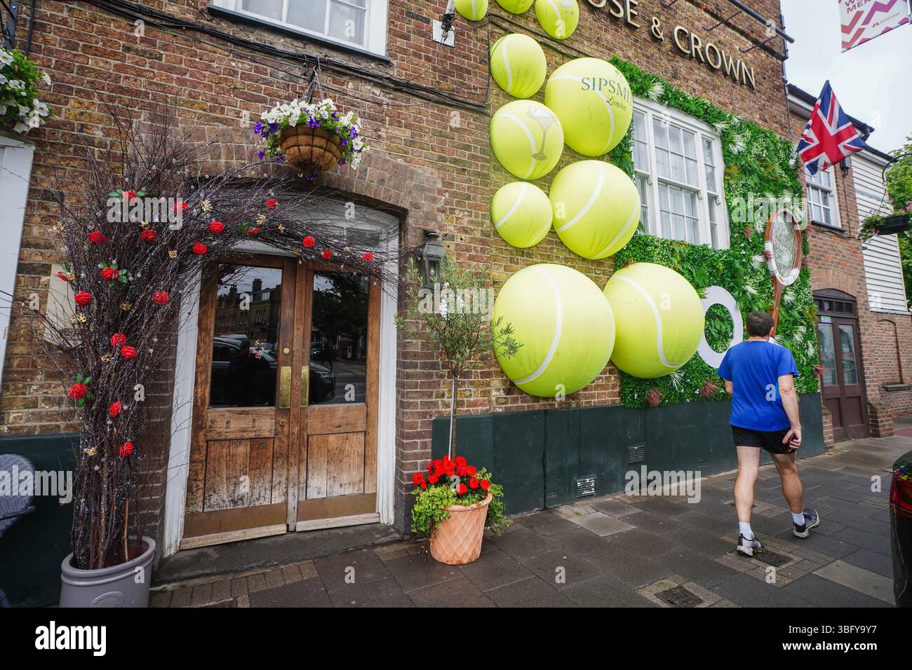 London, UK. 3 June 2025 . The Rose and Crown pub in Wimbledon Village ...