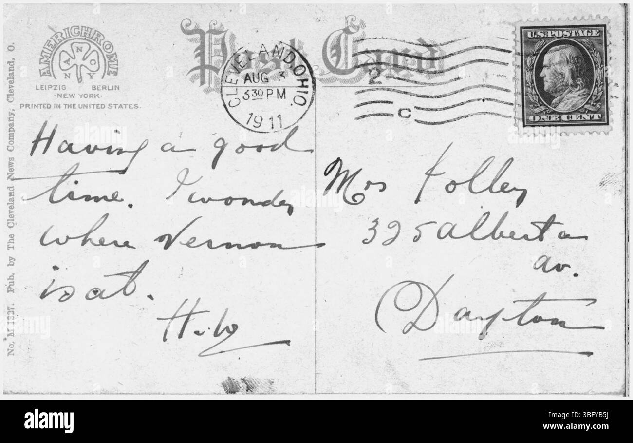 This 1911 image shows the New England and Garfield Buildings in ...