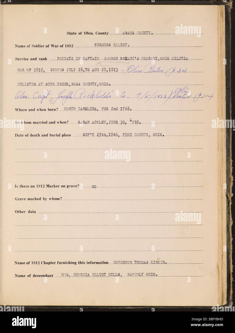 This volume is part of a series cataloging the burial locations of ...