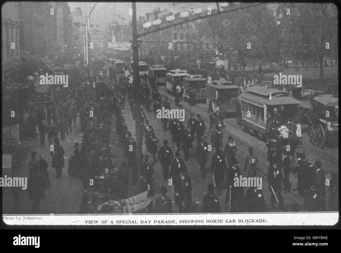 This 1888 photograph captures a parade on High Street during Ohio's ...