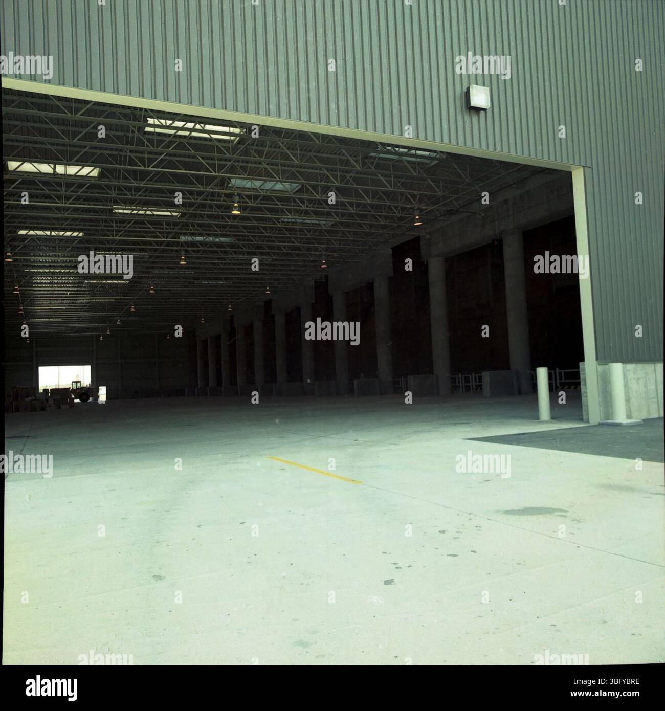 A photograph of the interior of the Columbus Trash-Burning Power Plant ...