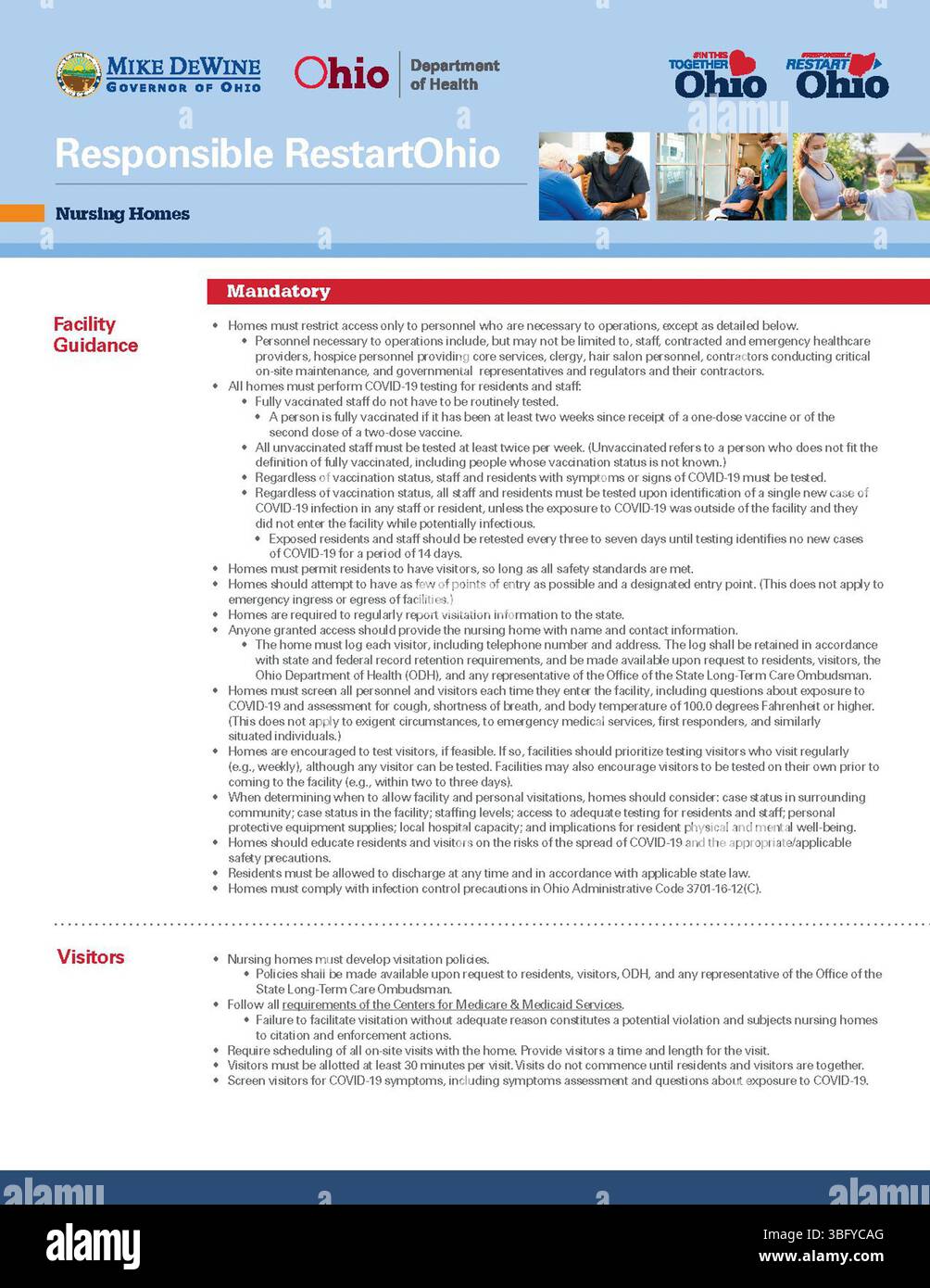 Nursing facility guidelines hi-res stock photography and images - Alamy