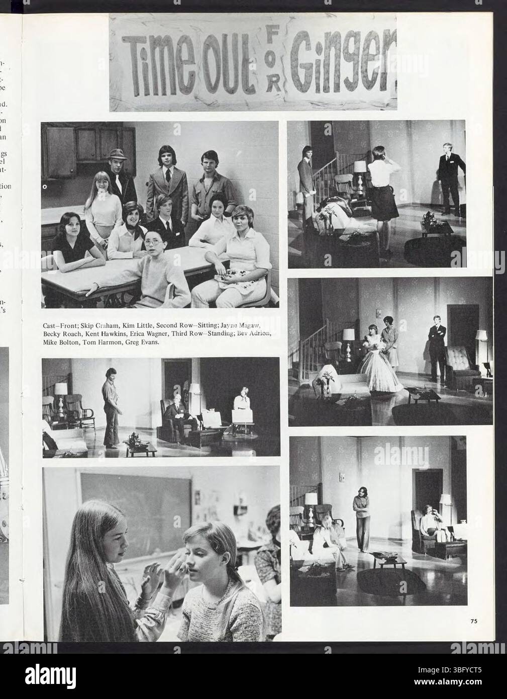 This page from the 1976 Edgewood High School yearbook highlights ...