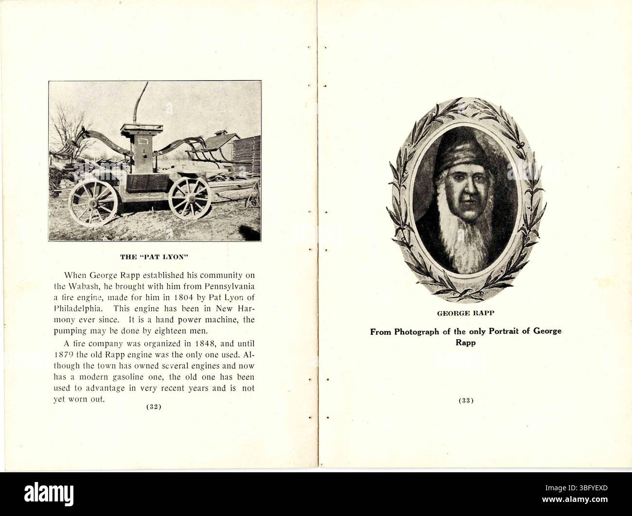 This official 1923 guide to Historic New Harmony, authored by Nora C ...