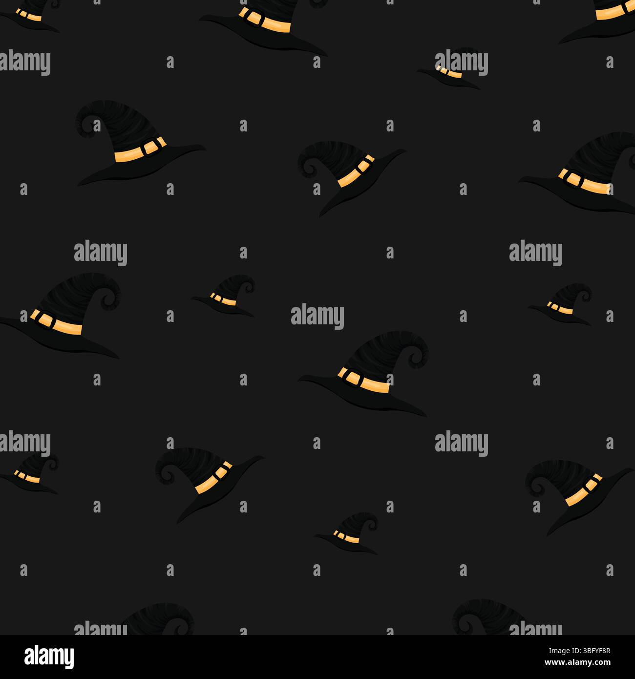 Pumpkin with witch hats Stock Vector Images - Alamy