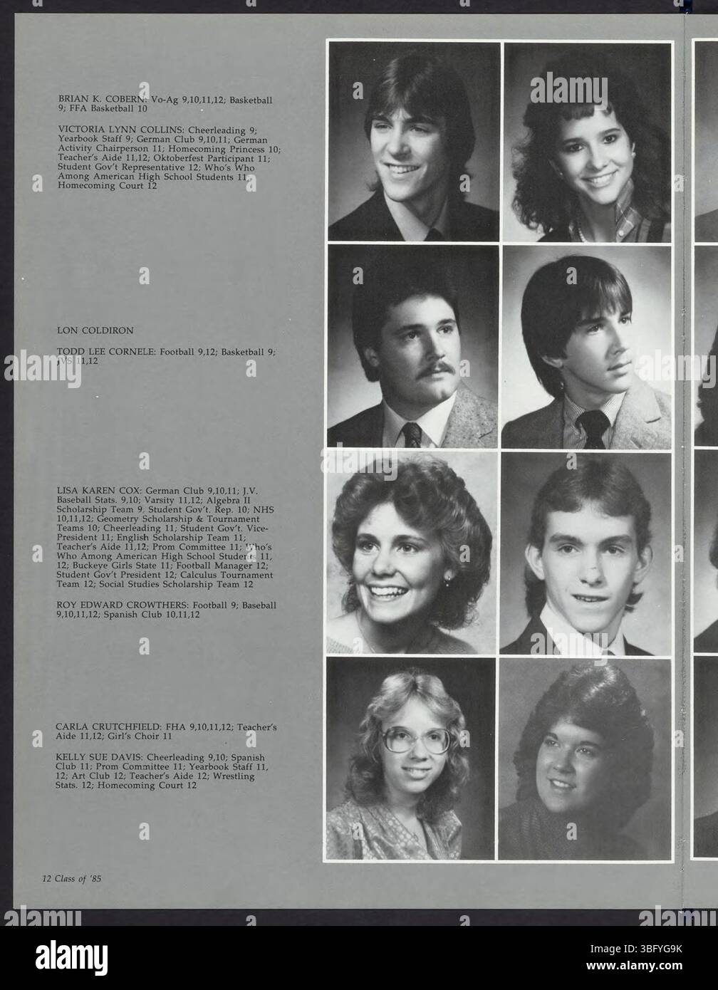Page 16 of the 1985 Edgewood High School yearbook highlights student ...