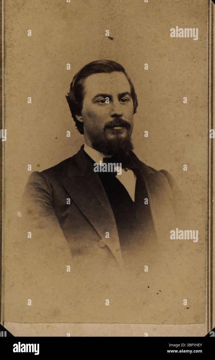 This 1866 portrait of George Huston features the prominent figure with ...