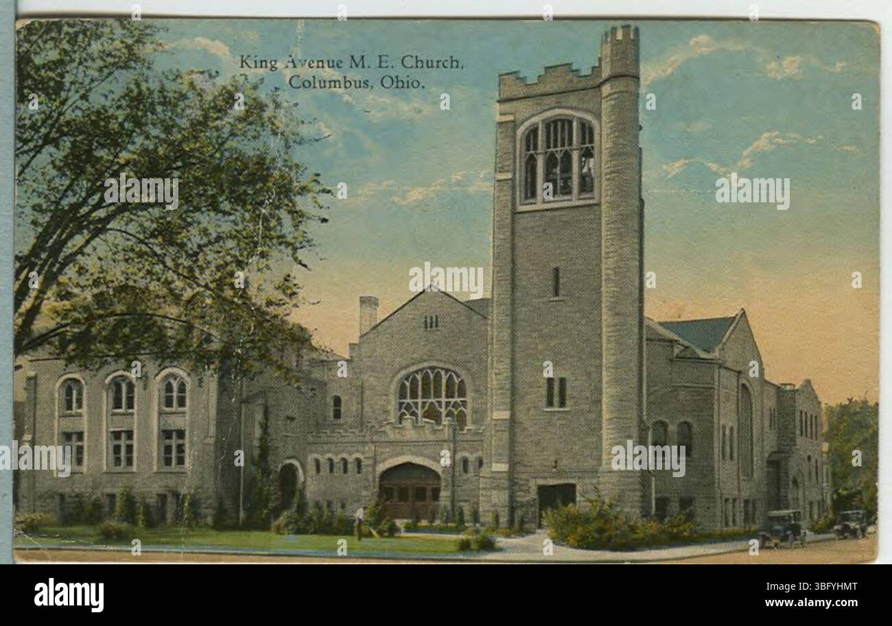 The King Avenue Methodist Episcopal Church in Columbus, Ohio, was ...