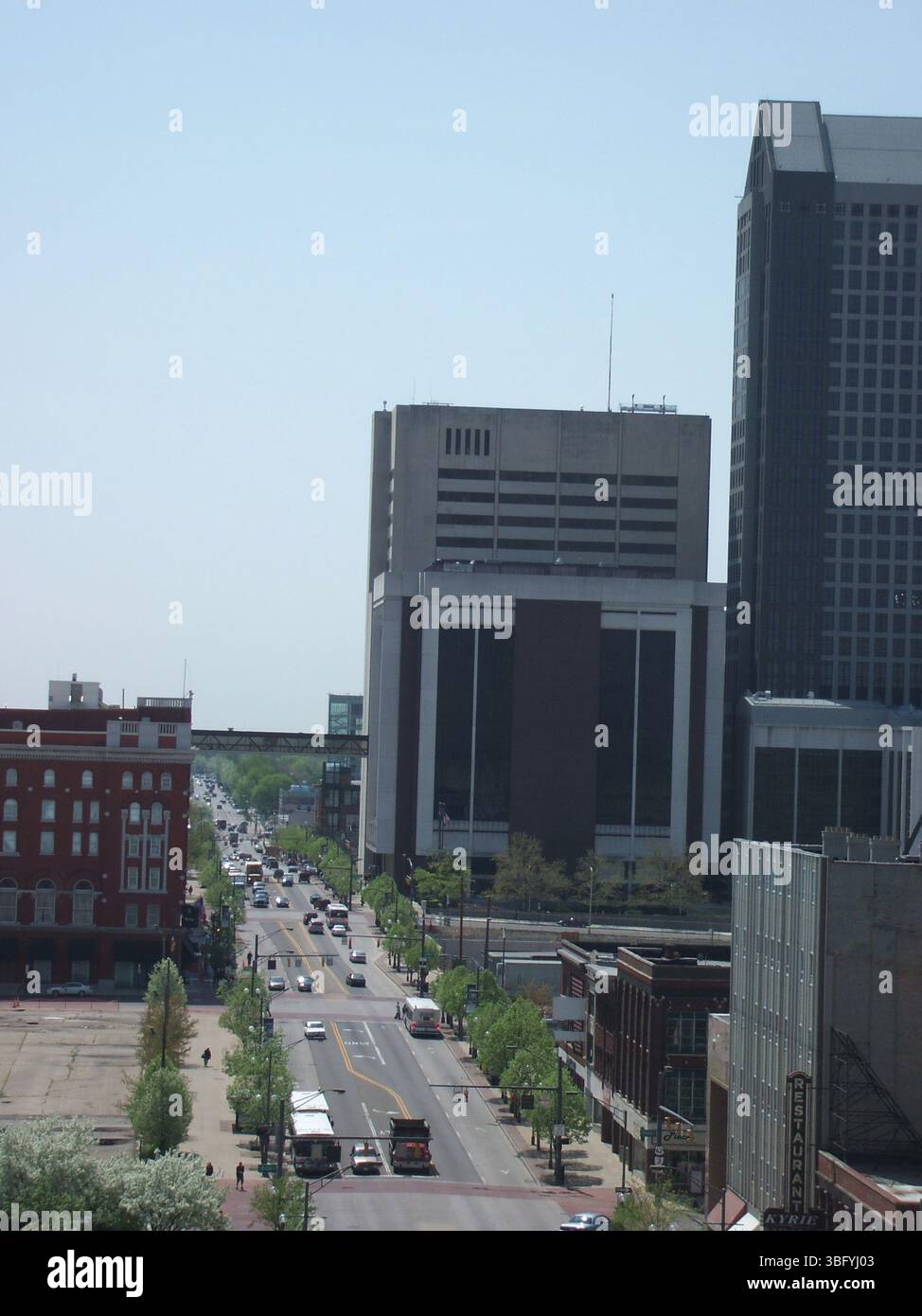 These 2008 aerial images of South High Street in Columbus, Ohio, taken ...