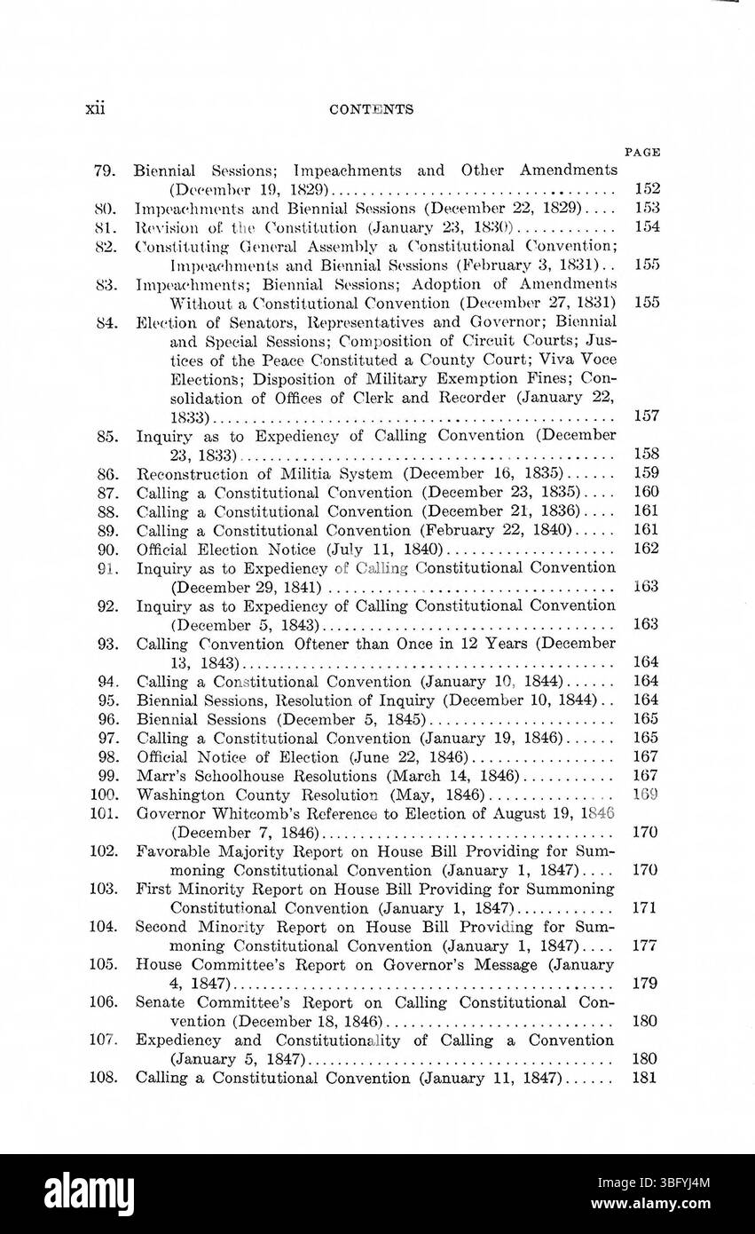 This page from *Constitution Making in Indiana* (1971) details the ...