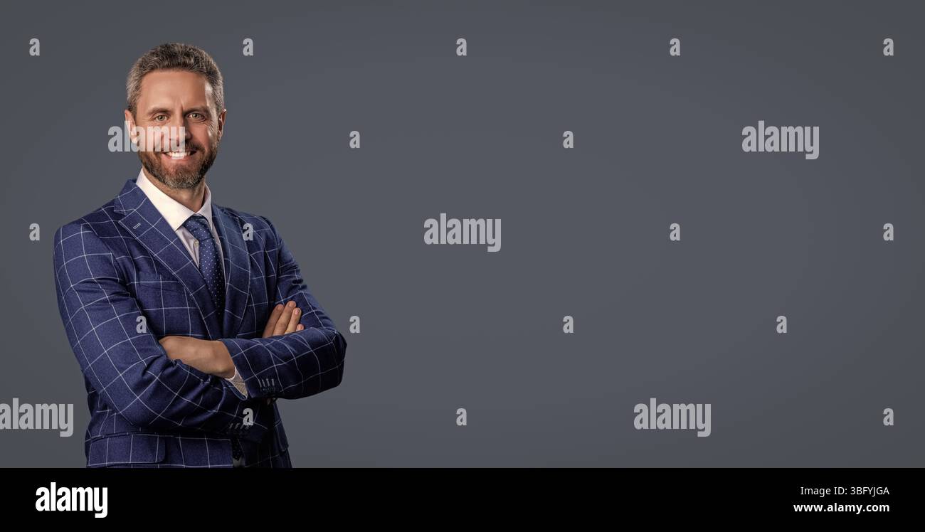 Business leadership and success. Businessman leader in office. Business ...