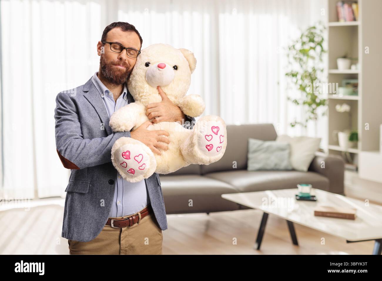 Bearded man teddy bear hi-res stock photography and images - Alamy
