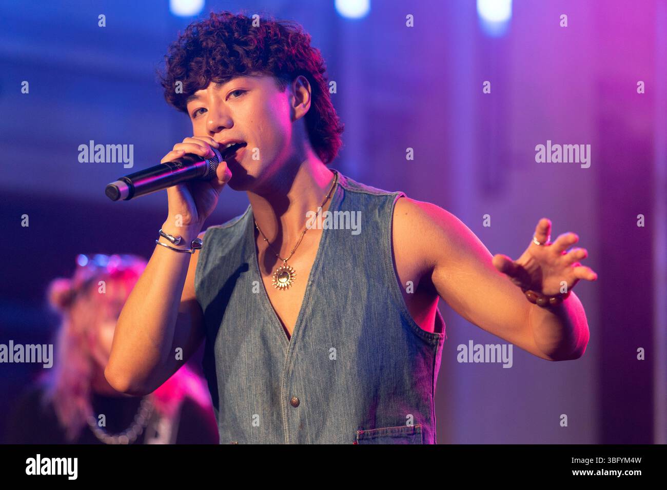 London, UK. Tuesday June 3rd, 2025. Justin Peng performs at Shoreditch ...