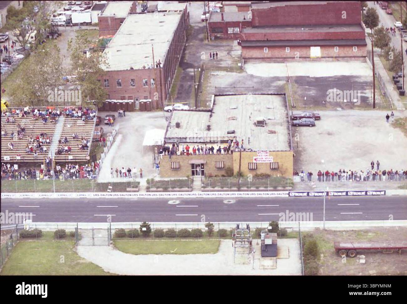 Photographs from the 1985 Columbus Ford Dealers 500 automobile race ...