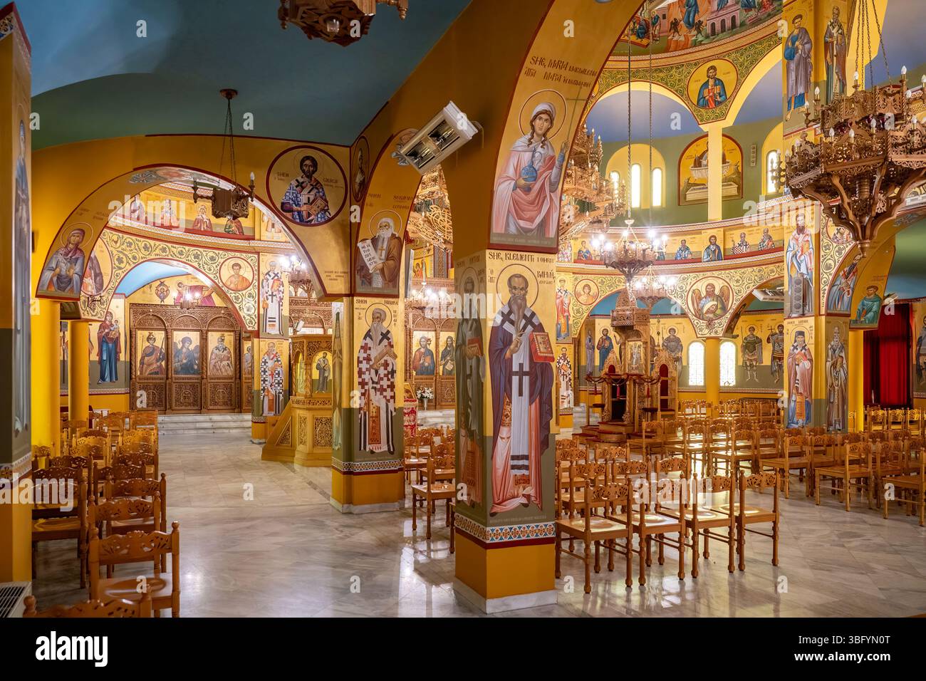 Inside majestic old orthodox christian hi-res stock photography and ...