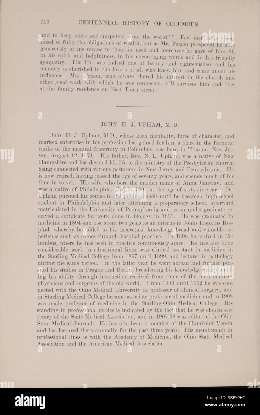 Taylors centennial history hi-res stock photography and images - Alamy