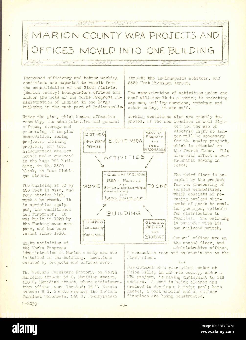 This page of 'Recovery in Indiana' highlights the progress of public ...