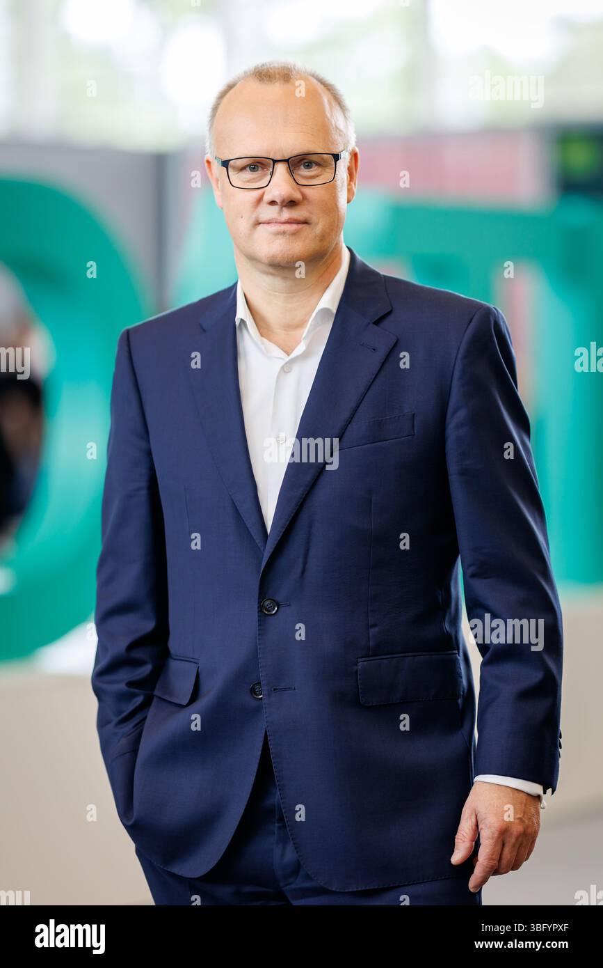 03 June 2025, Bavaria, Nuremberg: Robert Mayr, CEO of IT service ...