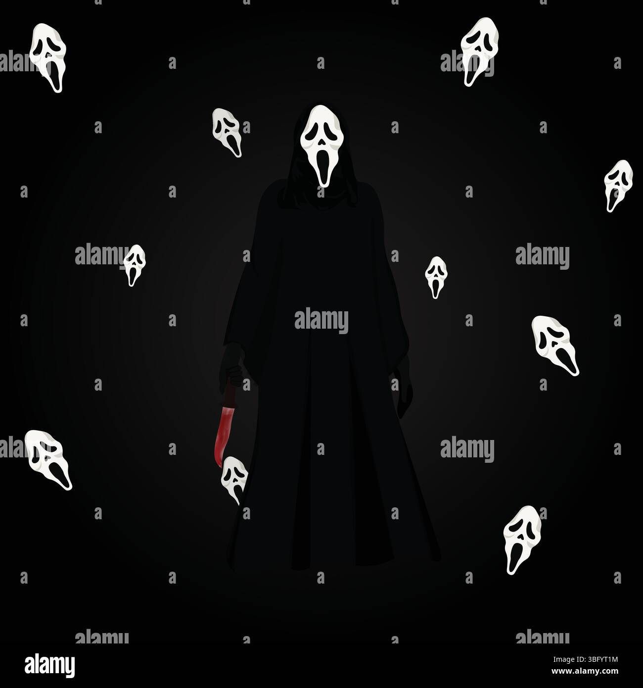 Halloween vector. Ghost vector for halloween. Creep it real. adult ...