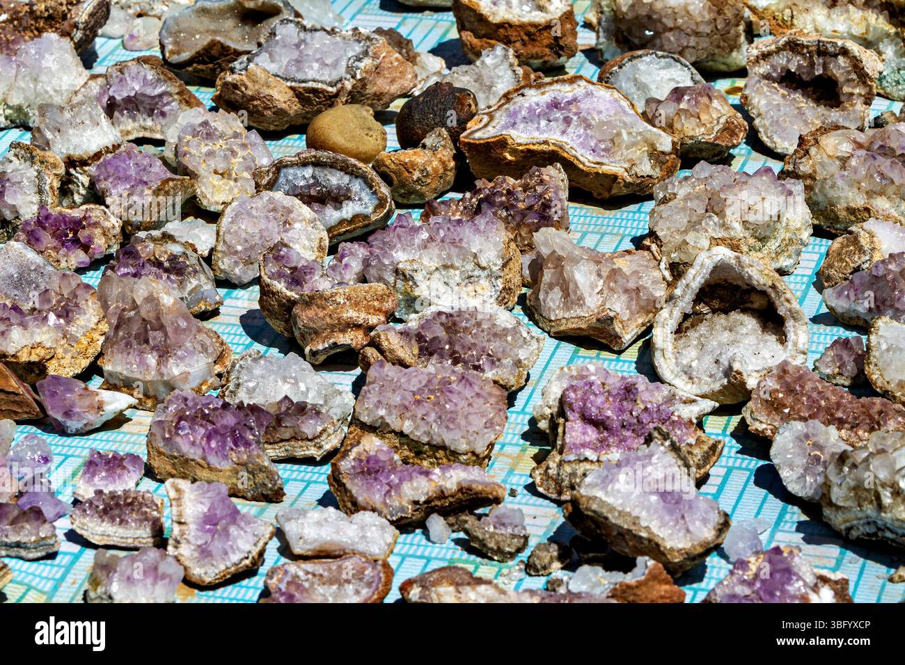 The Crystal stones of mongolia Stock Photo - Alamy