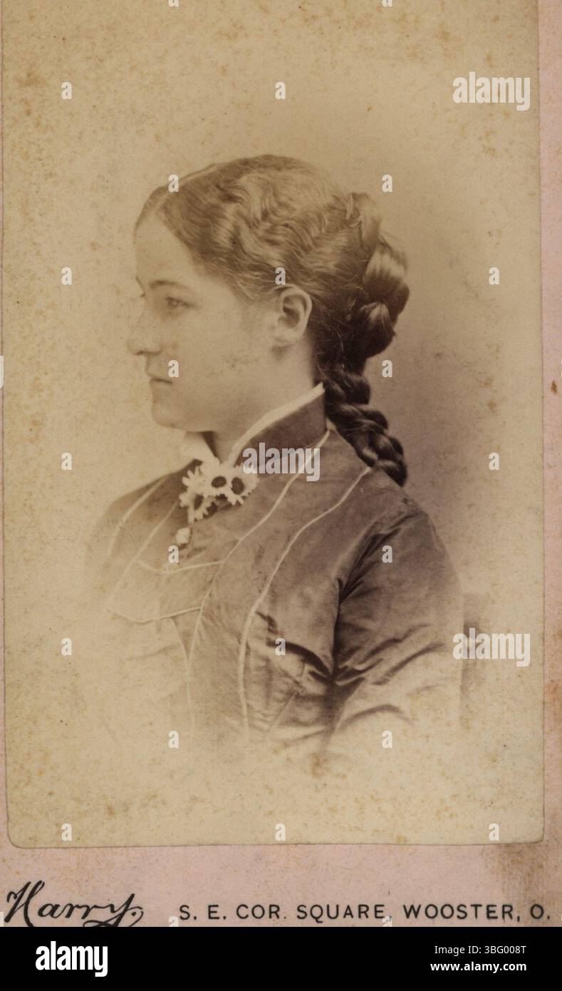 A portrait of May Ewing Miller, from the Miller Family Collection. She ...