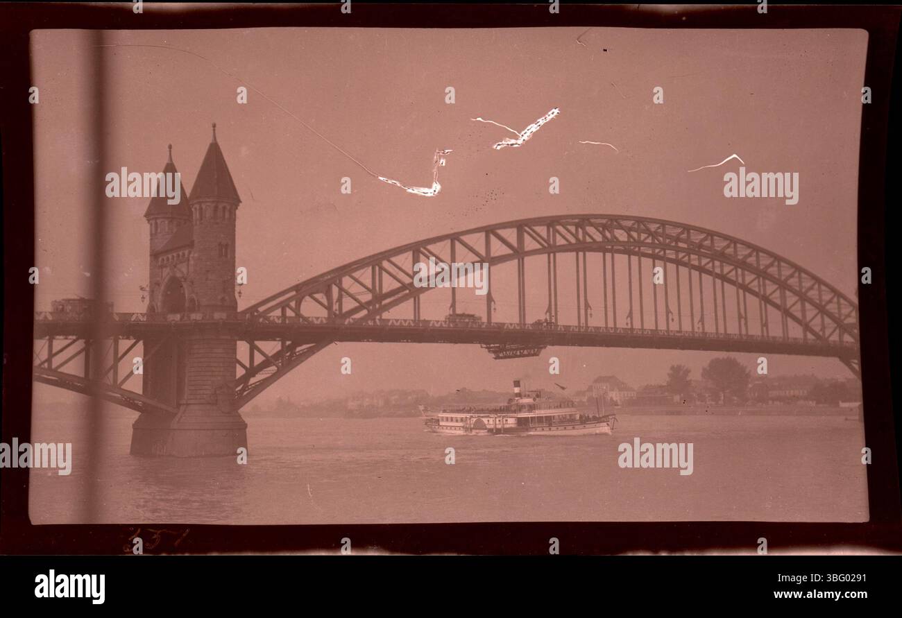 The Rhine bridge at Bonn, opened in 1898, was known as the most ...