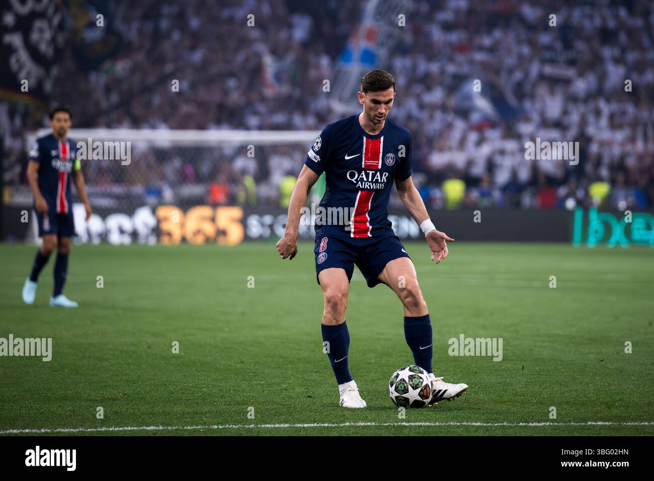 Fabian Ruiz of Parisa Saint-Germain kicks the ball during the UEFA ...