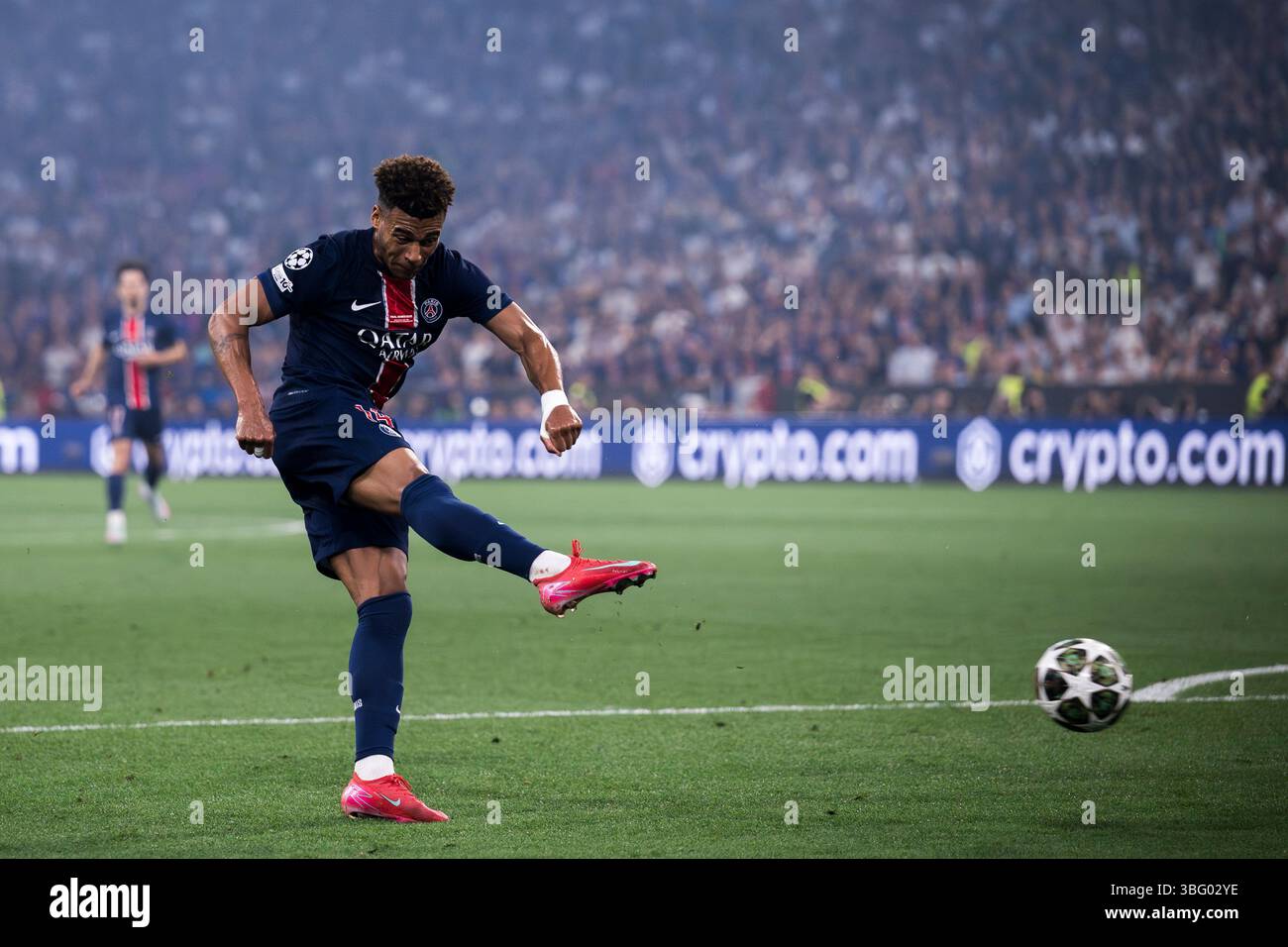 Desire Doue of Paris Saint-Germain scores a goal during the UEFA ...