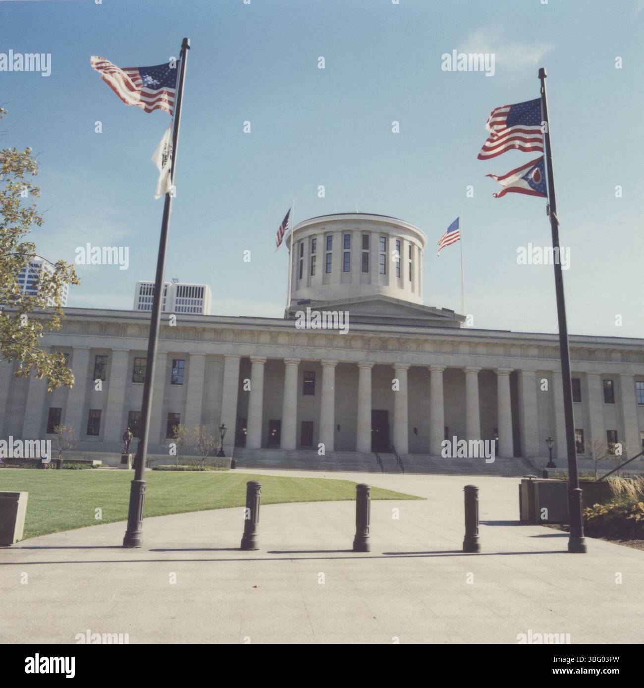 The Ohio Statehouse, captured in this color photograph from 1998, was ...