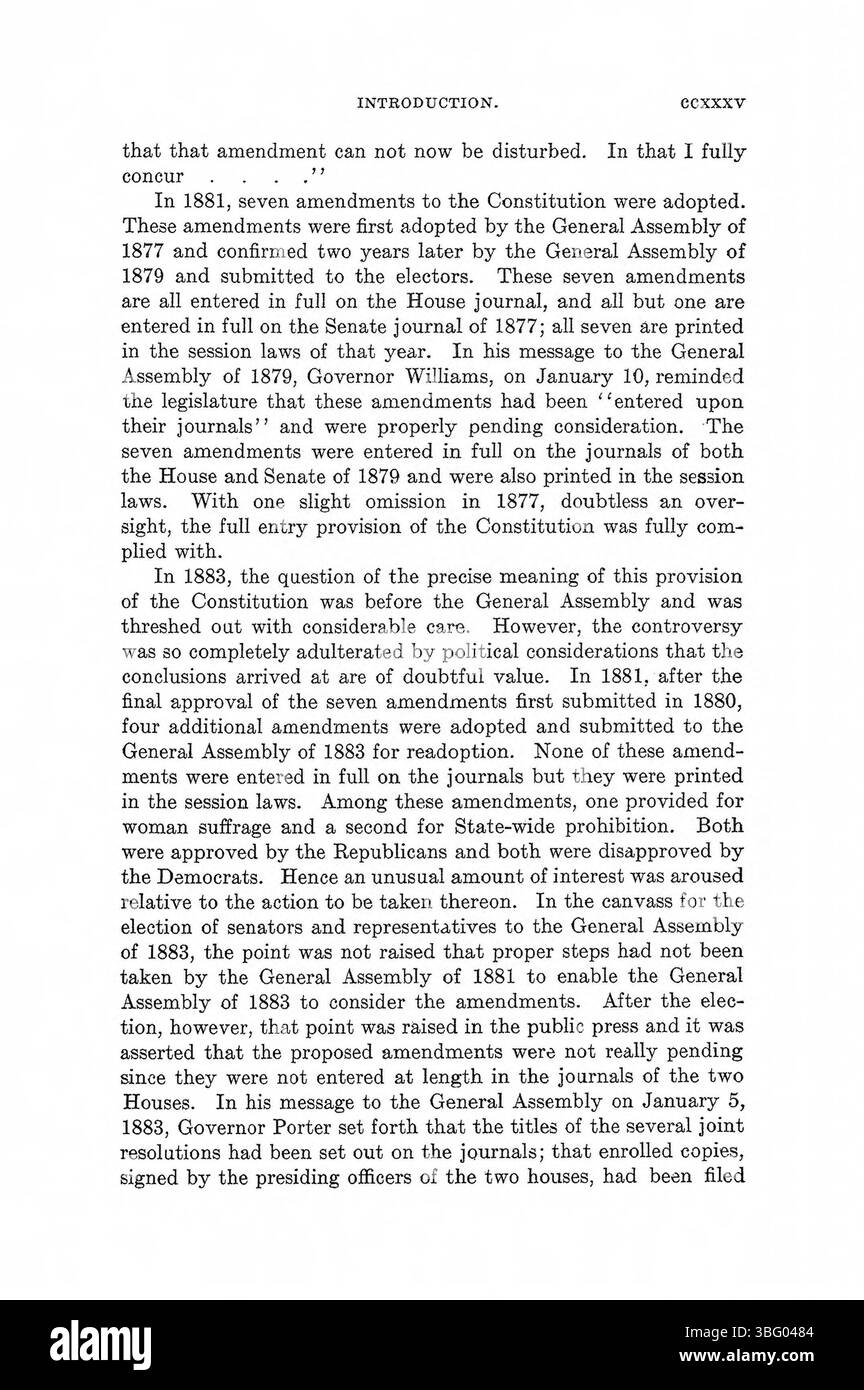 This 1971 volume covers the process of constitution-making in Indiana ...